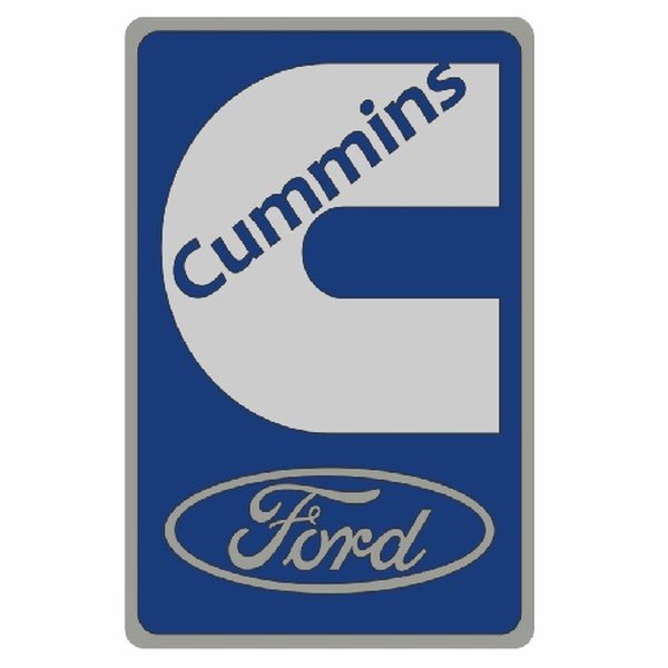 Emblema Cummins AZUL FORD